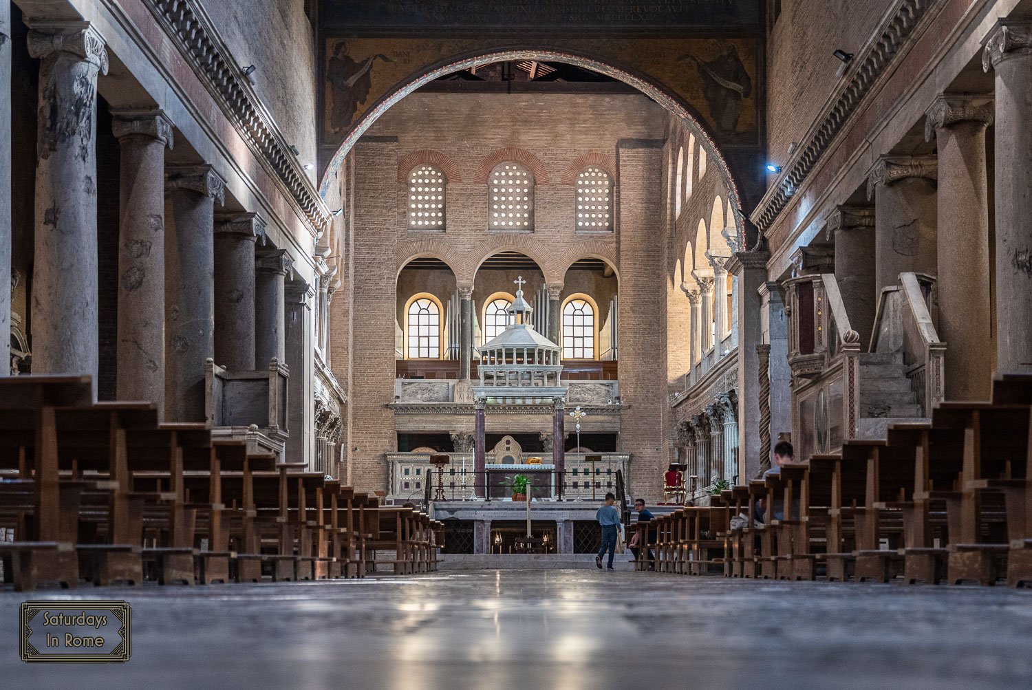 The Basilica of Saint Lawrence Outside The Walls Of Rome