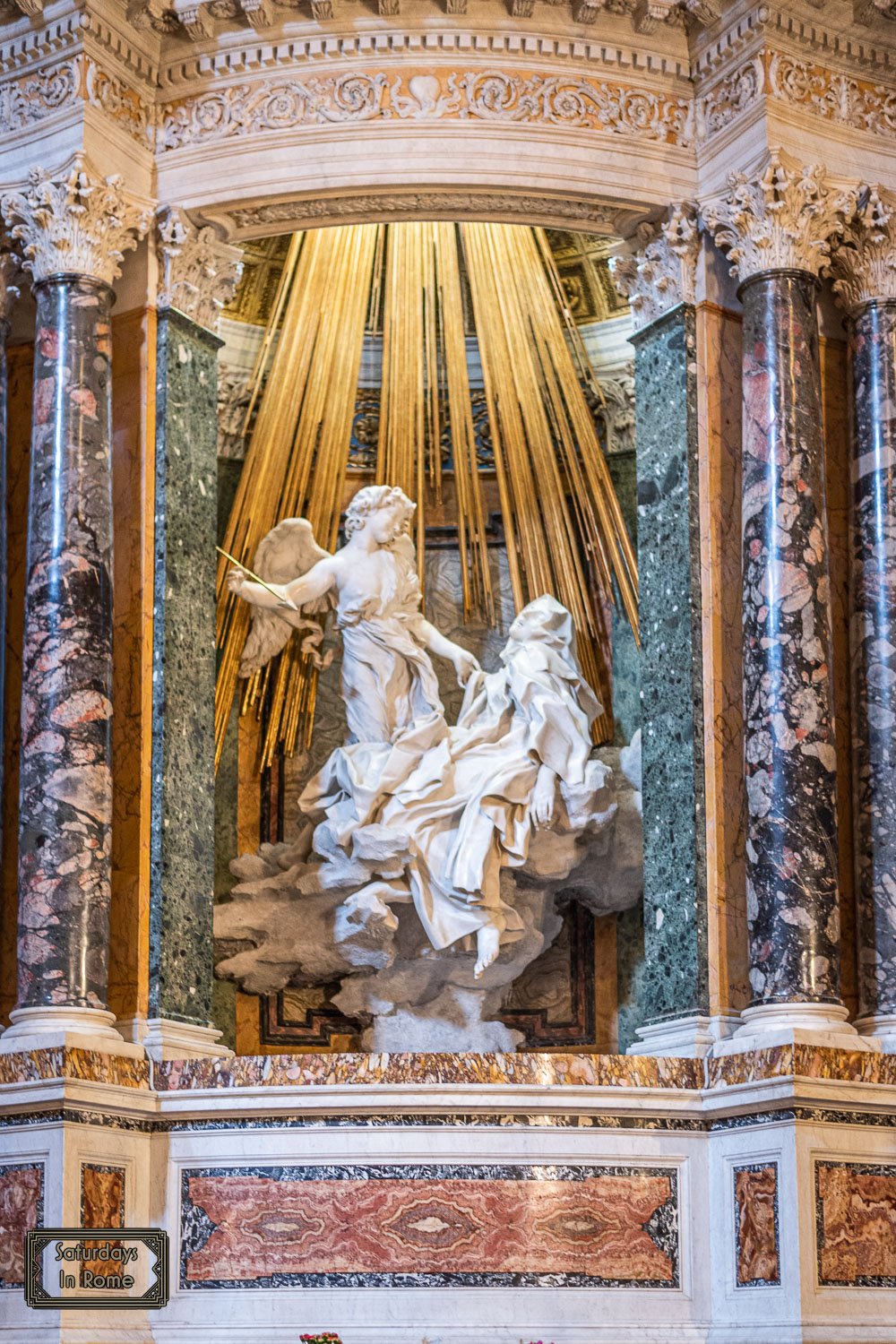 The Church of Santa Maria della Vittoria In Rome, Italy