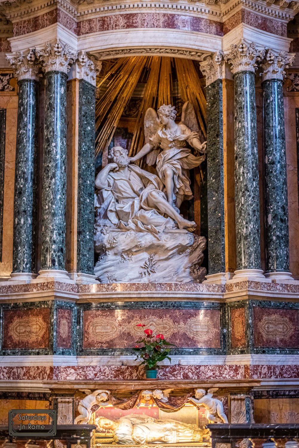 The Church of Santa Maria della Vittoria In Rome, Italy