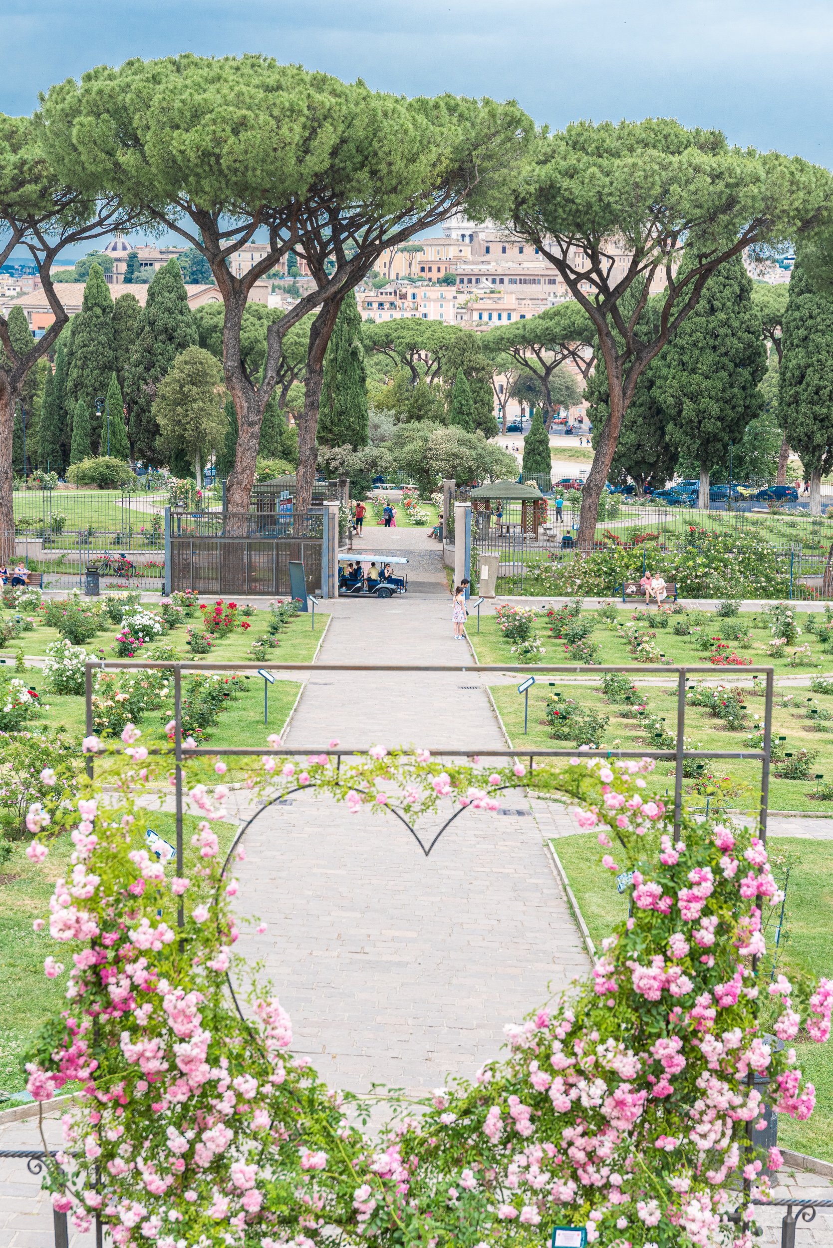 The Rose Garden In Rome, Italy Is Overflowing With Romance