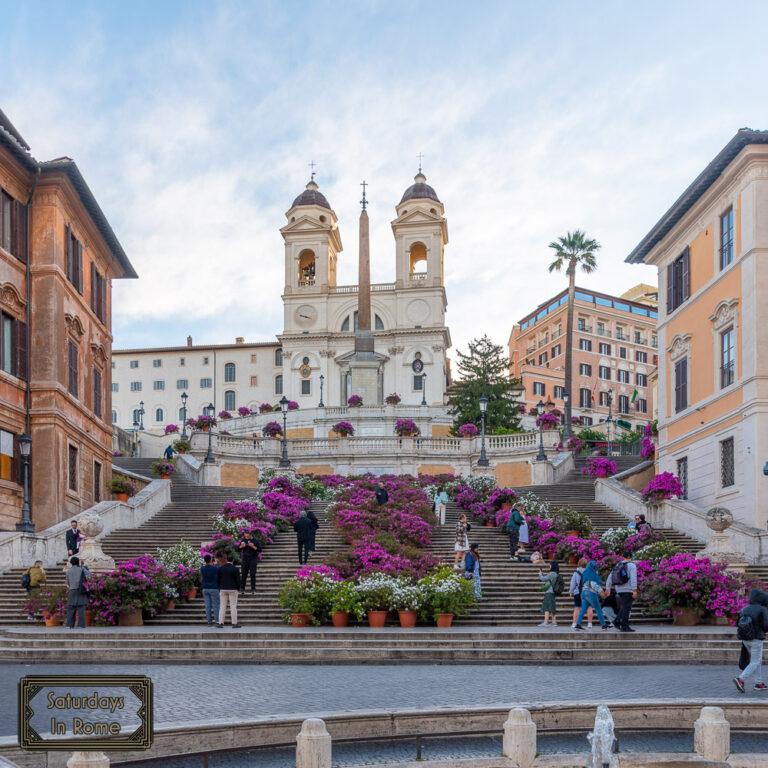 The Spanish Steps Flowers Are A Sure Sign Of Spring In Rome